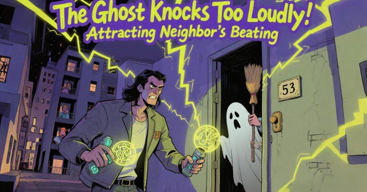 The Ghost Knocks Too Loudly, Attracting Neighbor’s Beating - chapter 3 ...